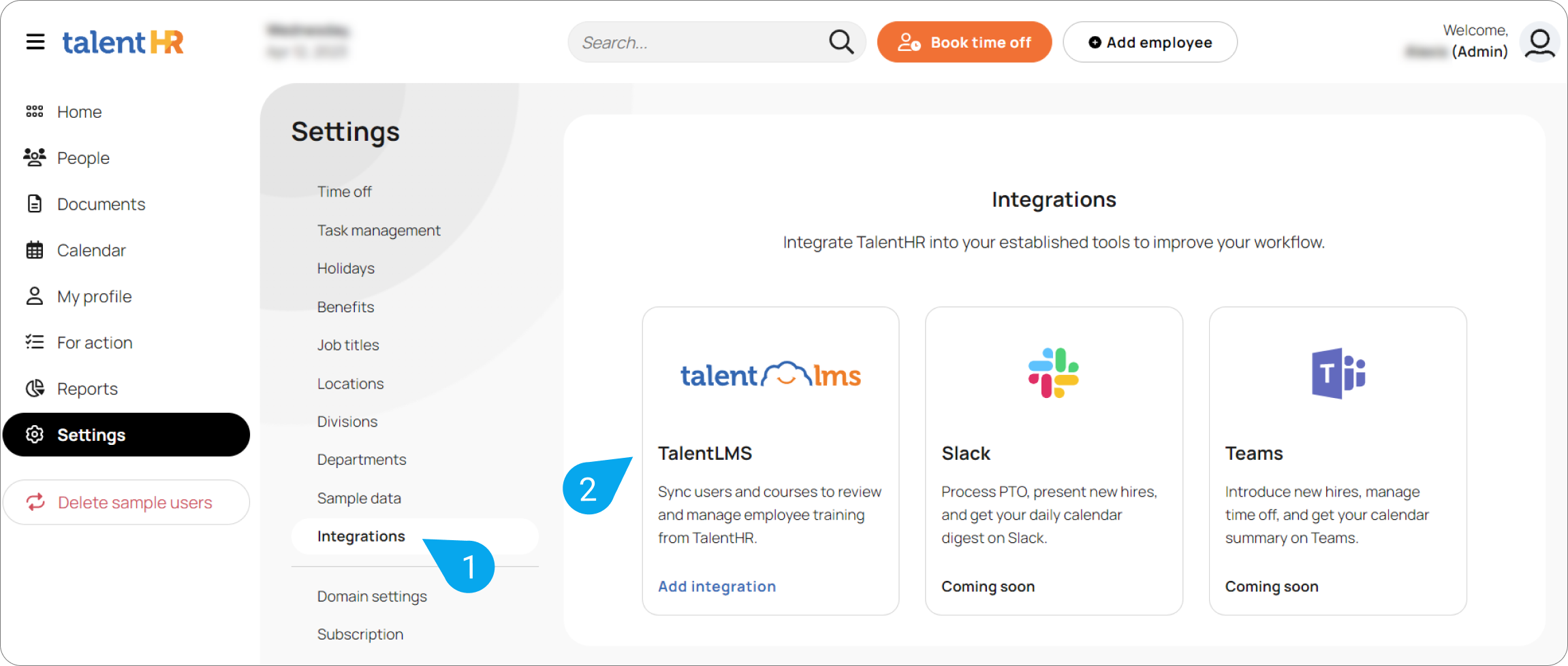 How to integrate your TalentLMS portal with your TalentHR domain – TalentHR Help Center